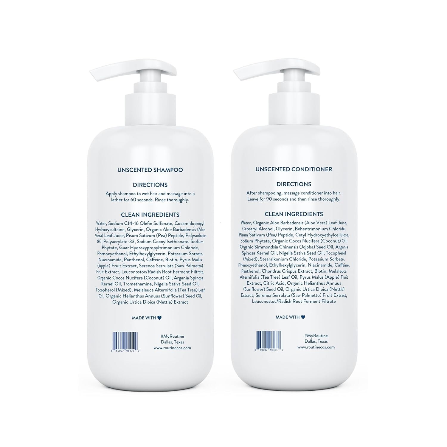Routine Wellness Anti-Thinning Shampoo and Conditioner Set for Thinning ...
