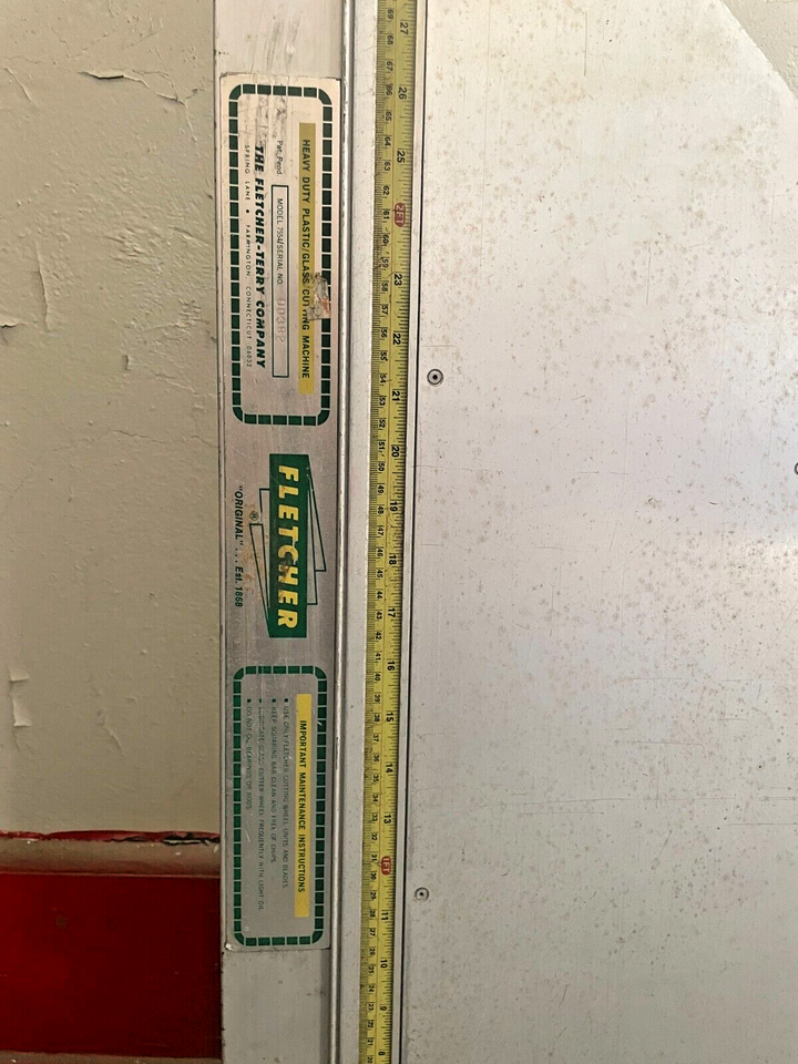 Fletcher Heavy Duty Platic/Glass Cutting Machine 7554 | eBay