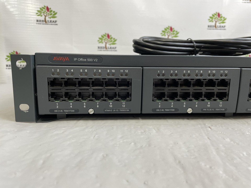 AVAYA IPO IP Office 500v2 | With (2) 700417330 / 700417231 / 700504031 ...
