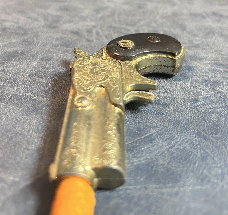 Vintage Derringer Cap Gun Toy DYNA-MITE Nichols 1950's Made In USA 3.5 ...