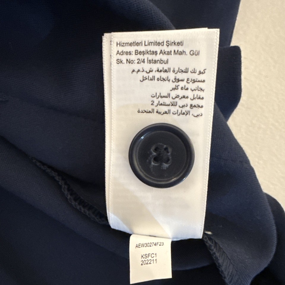 Amazon Essentials Women’s Jacket Blazer Blue Size XS Button Pockets ...