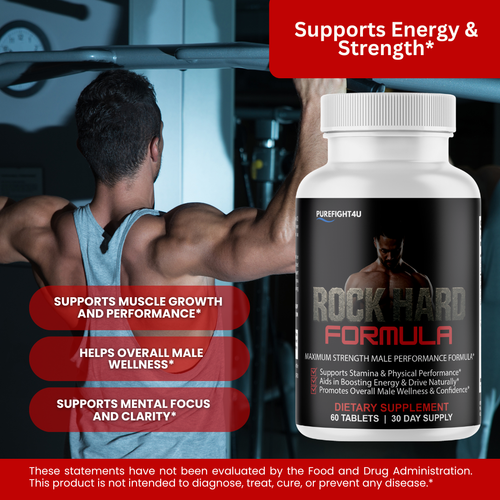 Rock Hard Male Supplement, Supports Strength & Energy, RockHard | 3 ...
