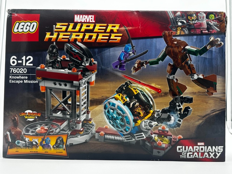 LEGO Marvel Super Heroes Knowhere Escape Mission 76020 (Damage- Sealed ...
