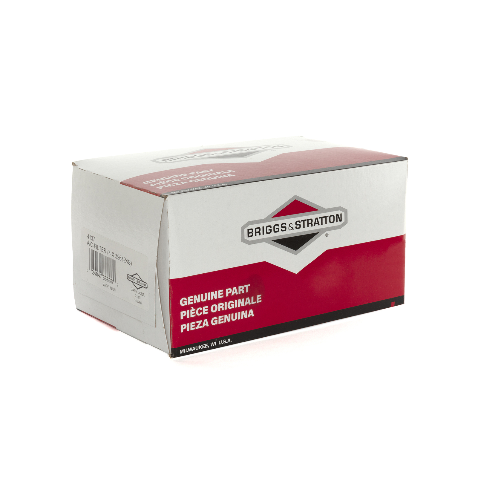 Briggs and Stratton 4137 A/C - Filter (4 x 396424S) | eBay