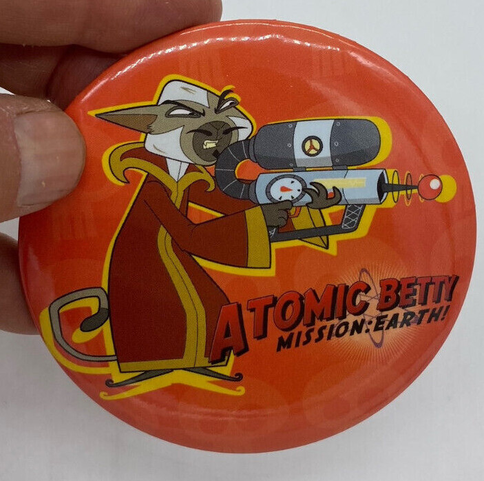 Atomic Betty 3.5" Promotional Button CARTOON NETWORK NEW #KG | eBay