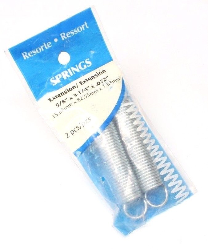 2 Pack Hillman Group 543008 5/8" x 3-1/4" x .072" Zinc Plated Extension ...