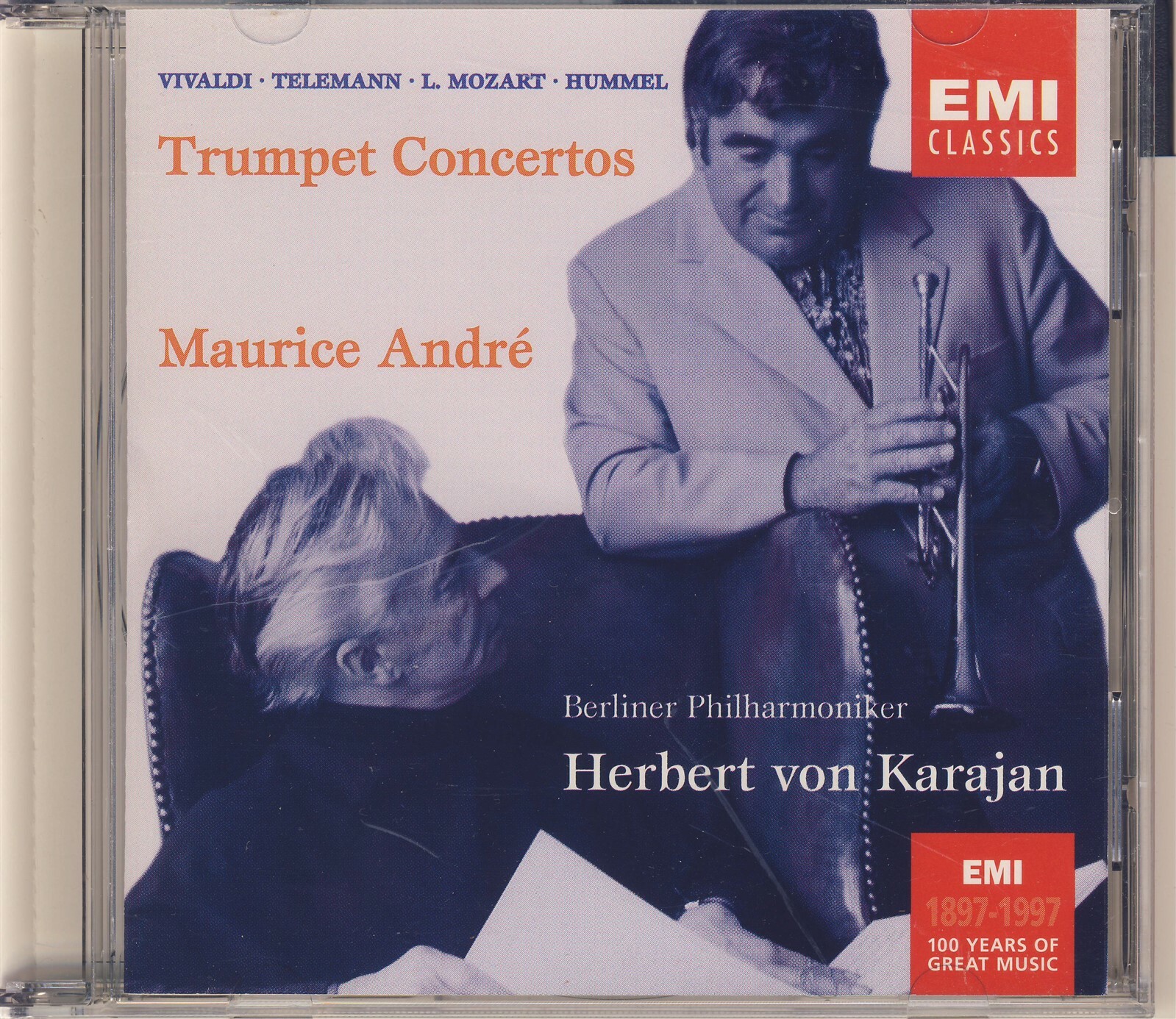 Vivaldi, Telemann, L. Mozart, Hummel - Maurice Andre: Trumpet Concertos ...