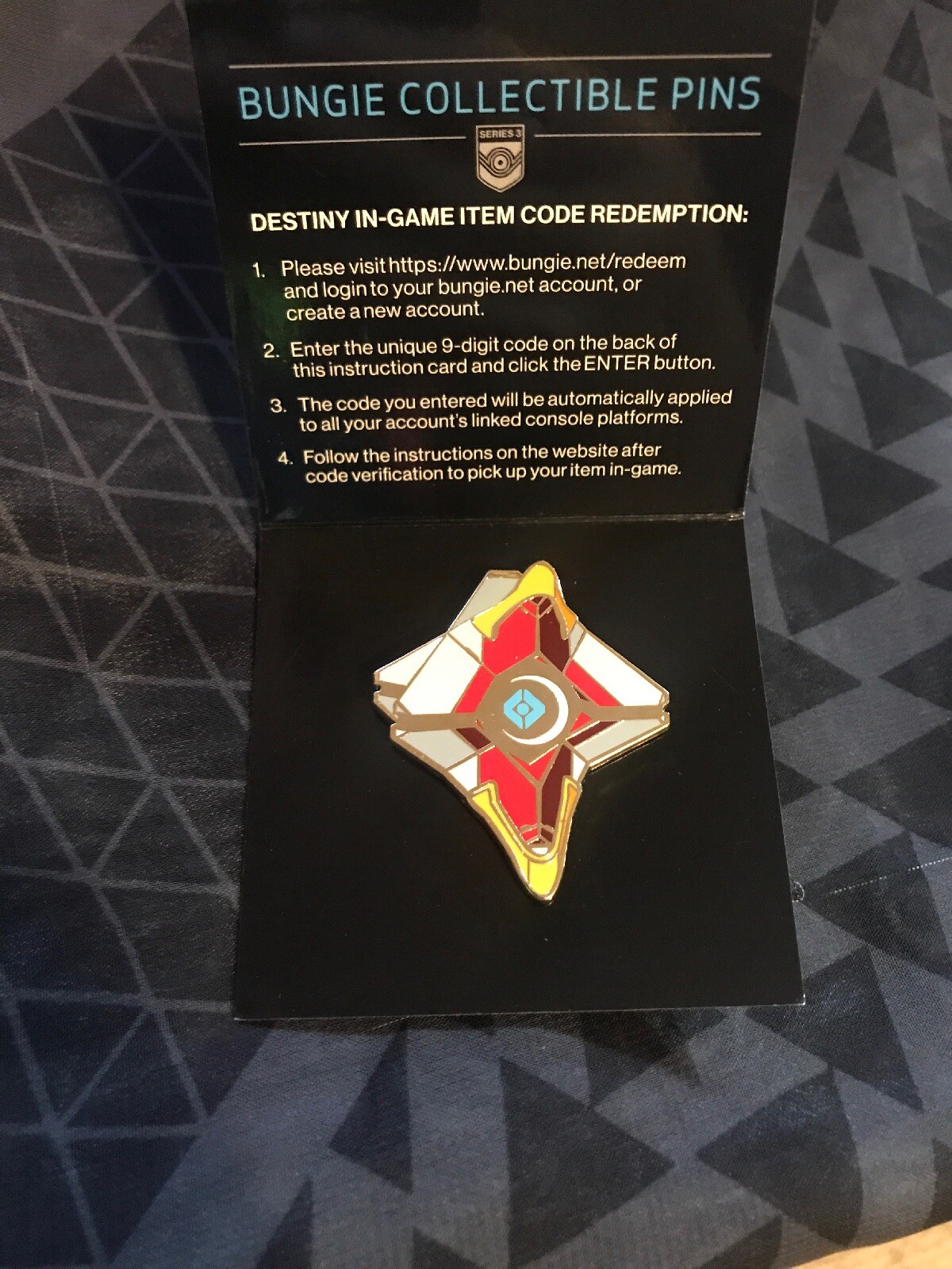 Destiny Cayde - 6’s Sundance Ghost Shell Enamel Pin Armory Series 3 No ...