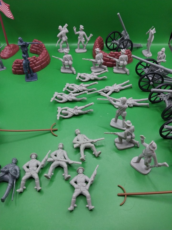 Toy Soldiers Civil War figures , Lot Cannons Fortification's Classic | eBay