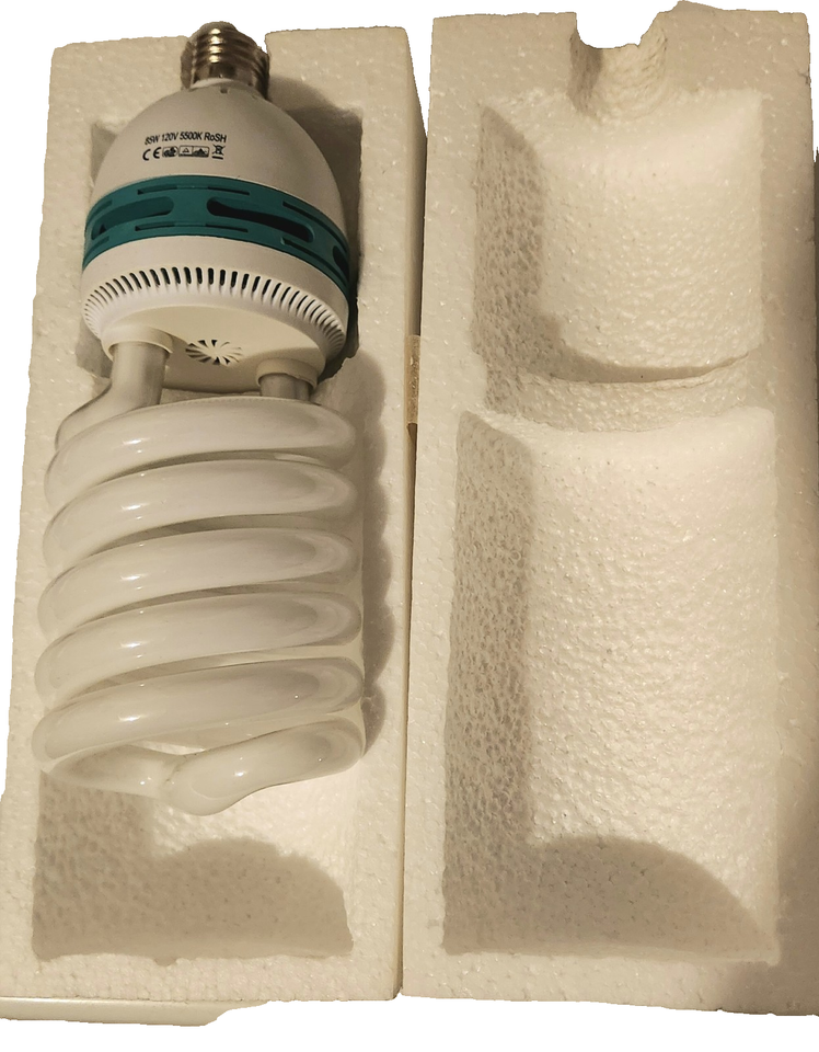 photographic lamp 2pcs 85W light bulb 5500k daylight open box | eBay