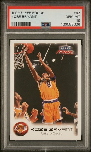 1999 FLEER FOCUS #62 KOBE BRYANT PSA 10 | eBay