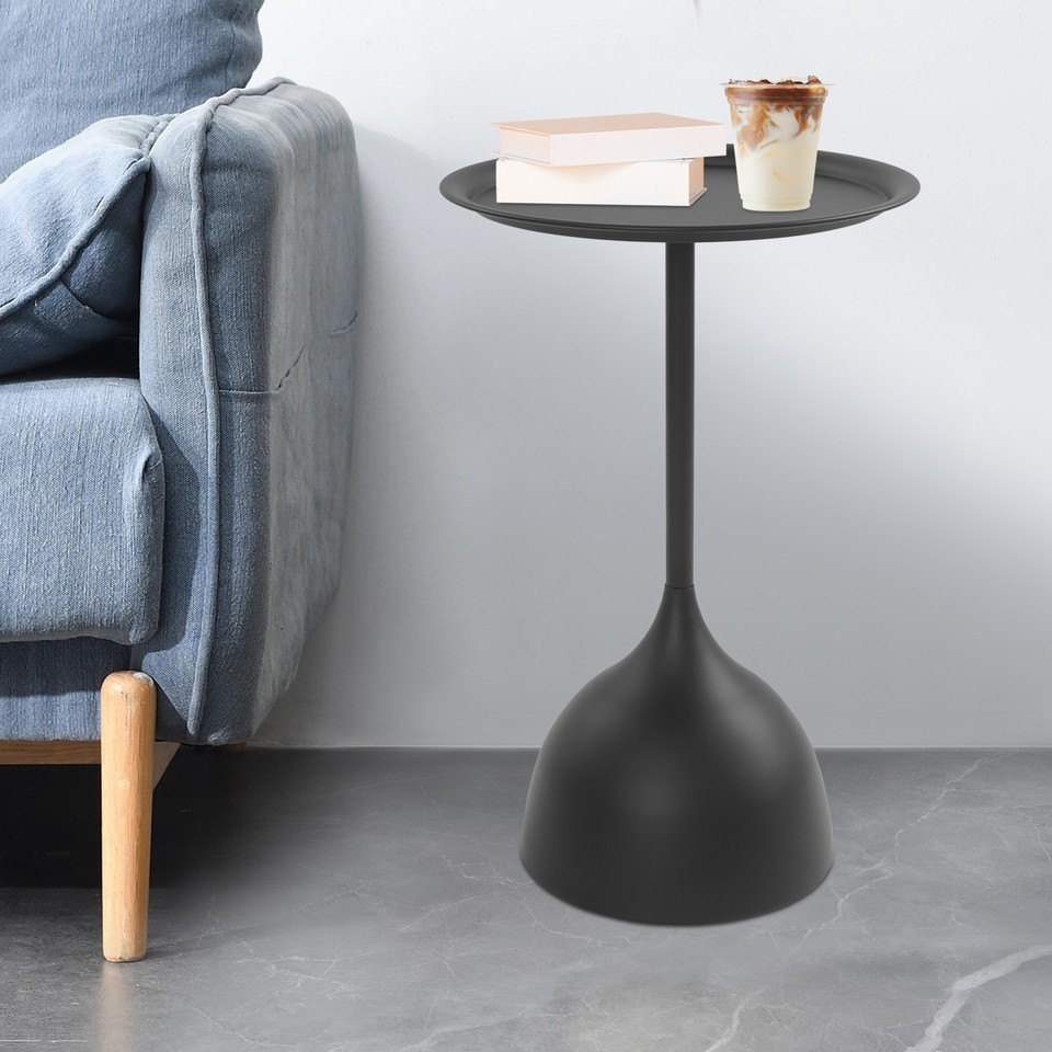 Modern Side Table, Floorstanding Round Side Table, Round Bedside Table ...