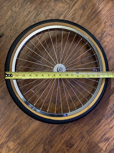 Set of BMX Bullseye hubs with Rhyno Lite Sun rims and Fresh Skin wall ...