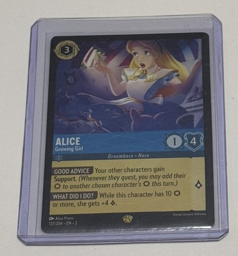 Alice - Growing Girl 137/204 Rise of the Floodborn Regular | eBay