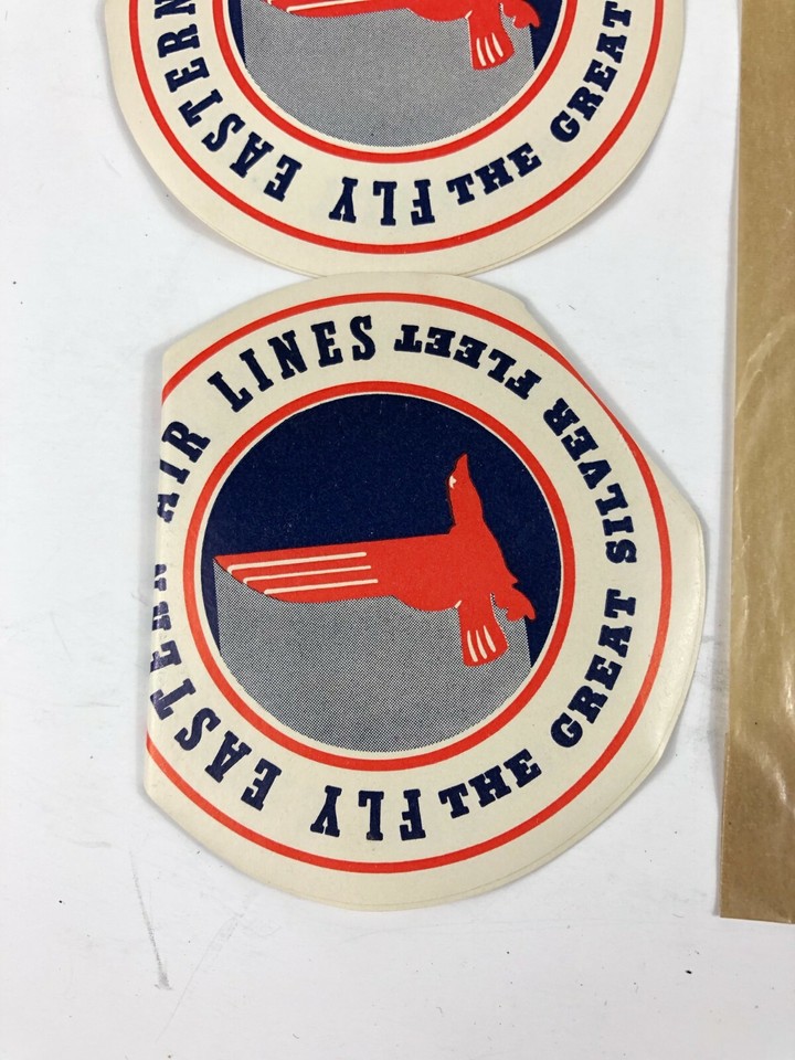 Vintage 2- EASTERN AIRLINE Luggage Decals & EASTERN AIRLINES Air Mail ...