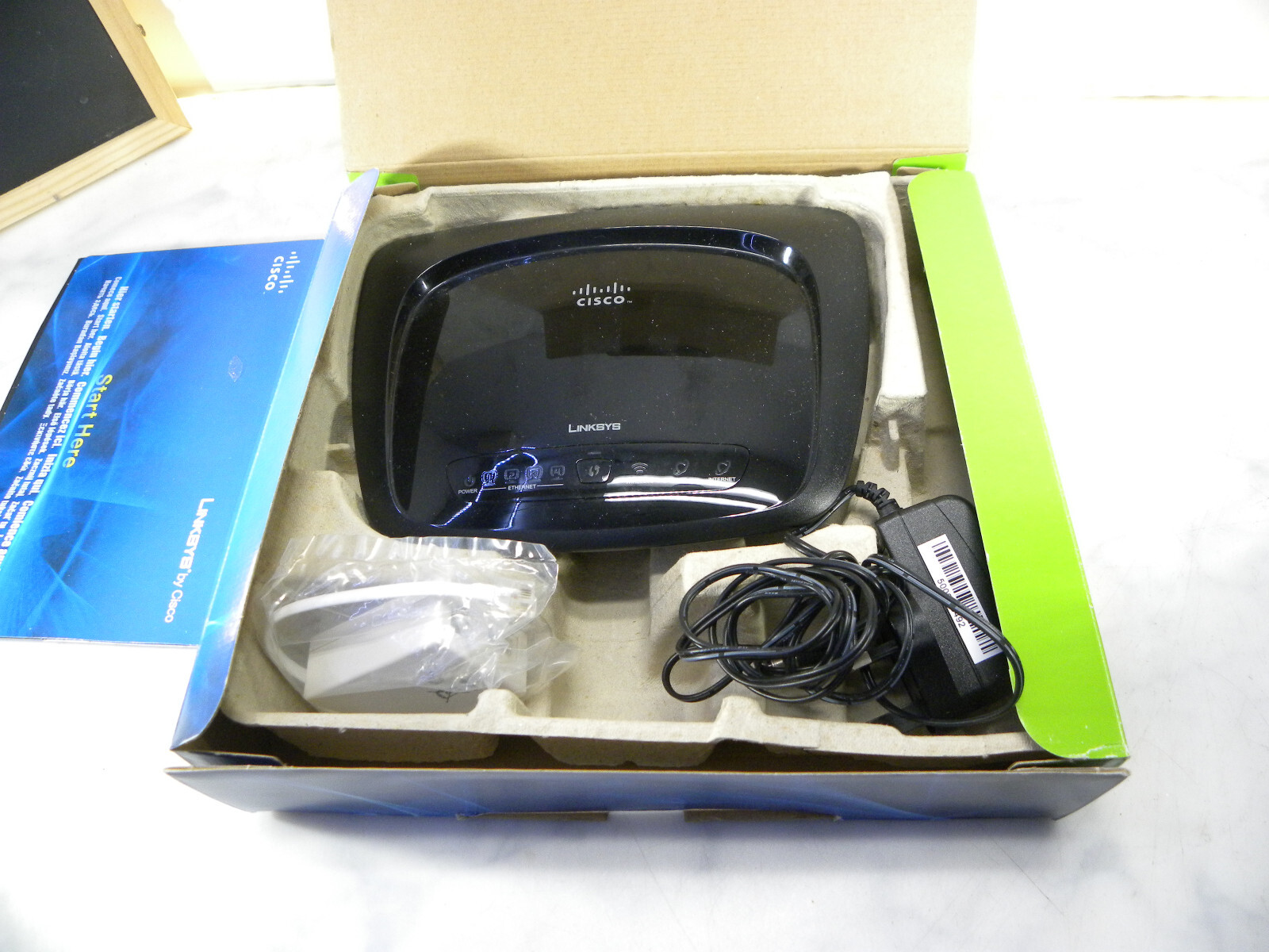 Cisco Linksys WAG120N Wireless-n Home Adsl2 Modem Router for sale ...