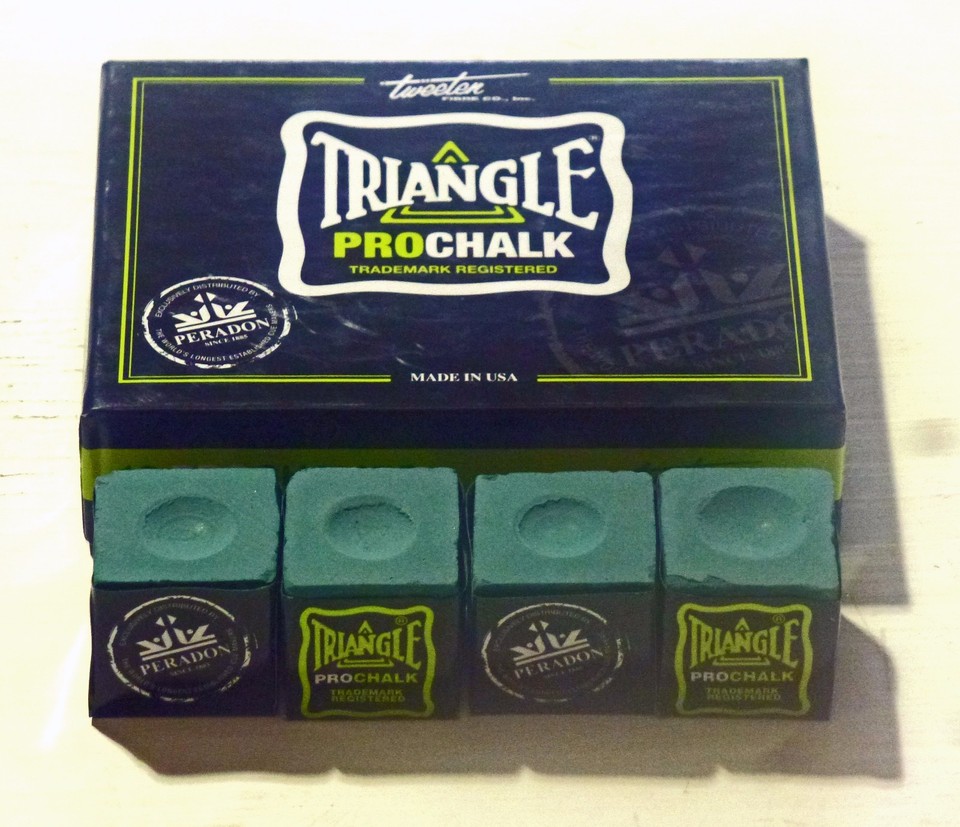 TRIANGLE PRO CHALK FOR THE SERIOUS PLAYER AVAILABLE IN VARIOUS ...