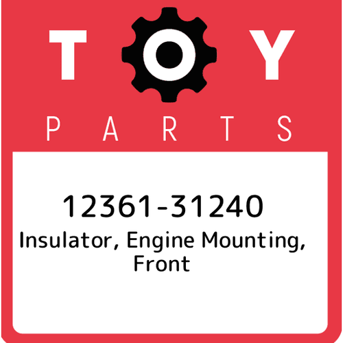 12361-31240 Toyota Insulator, engine mounting, front 1236131240, New ...
