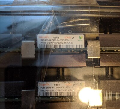 Hynix 4GB Total (4x1GB) PC2-6400F-555-11 DDR2 RAM for 2006/2007/2008 ...