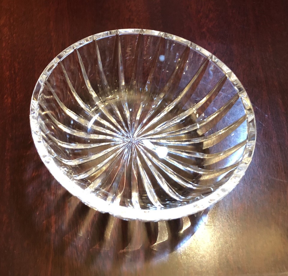 Rare PEERAGE by ASTRAL Cut Lead Crystal Hand Blown Small 5” Bowl | eBay