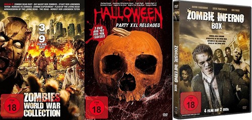 20 Horror Movies Halloween & Zombie Classic Collection Night Living ...
