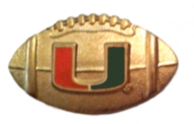 Miami Hurricanes Pins RARE Football Helmet Sm Ver University of Miami ...