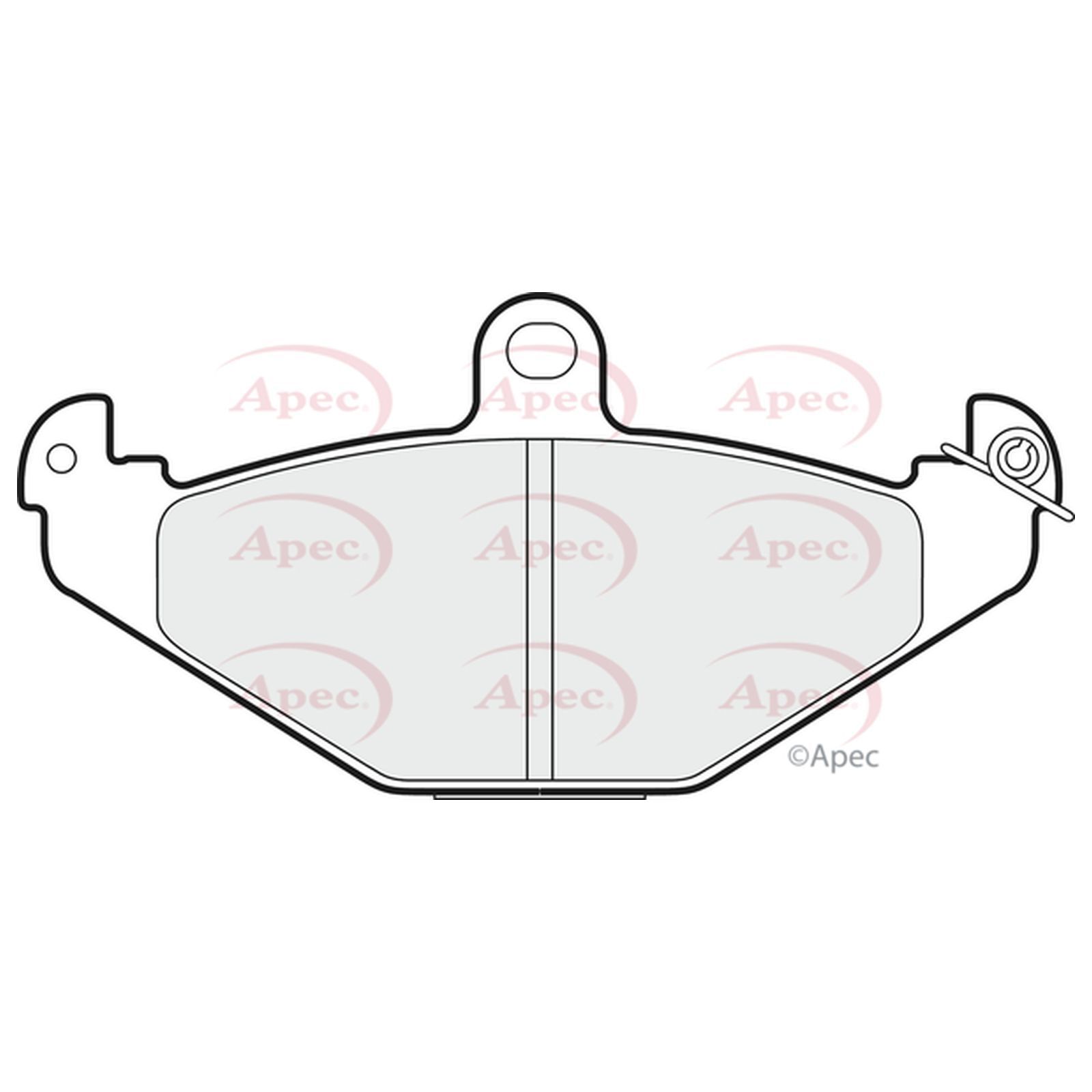 Genuine OE Quality Apec Rear Disc Brake Pads Set - PAD749 | eBay
