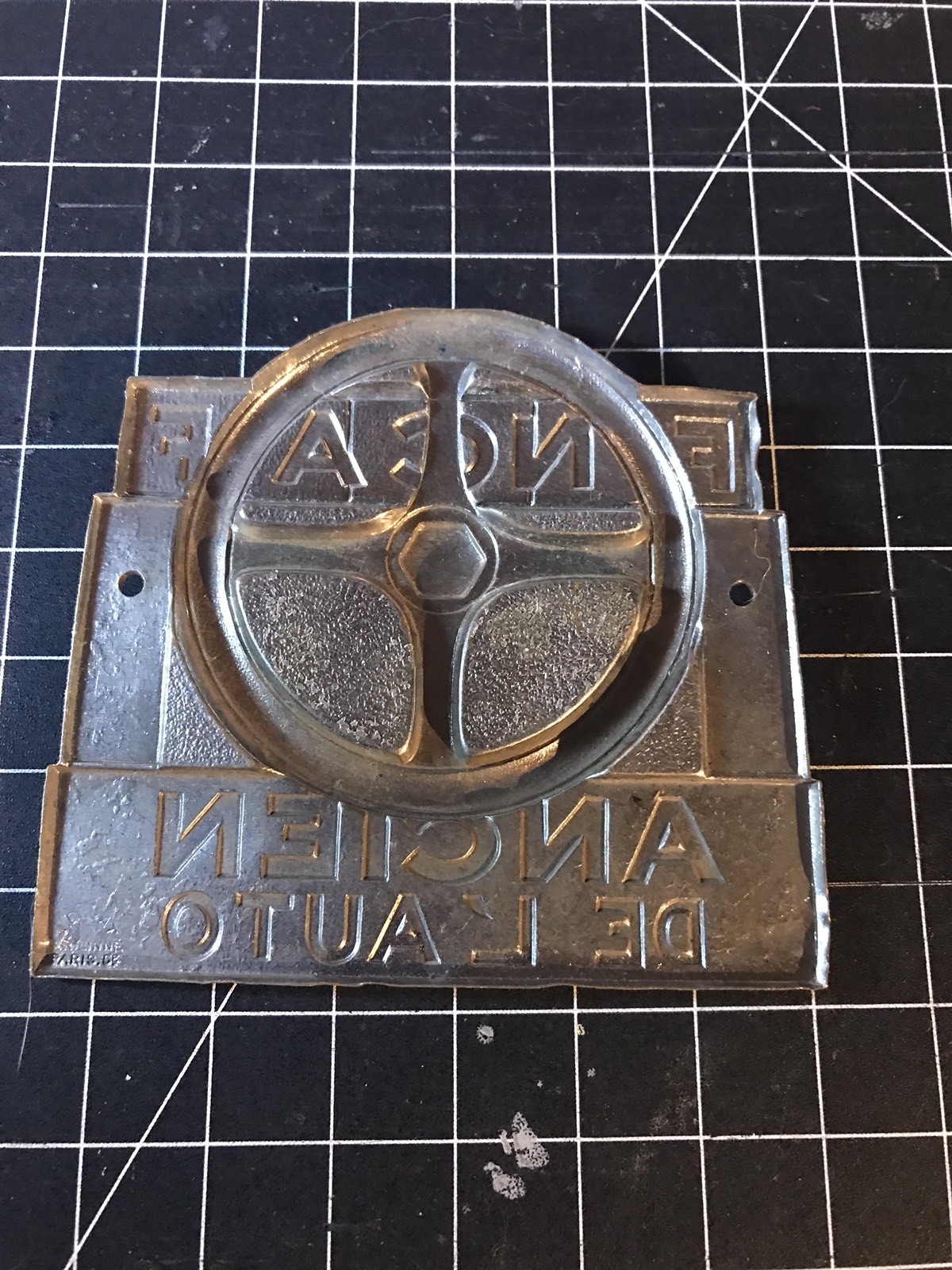 FMCAF Ancien De L’Auto Paris France French Car Badge | eBay