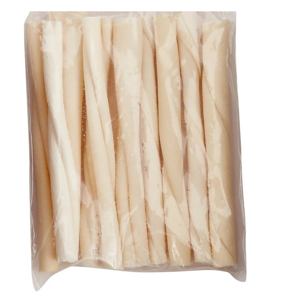 Rawhide Twist Bulk Pack Dog Chews All Natural 5" Dental Tooth and Gum ...