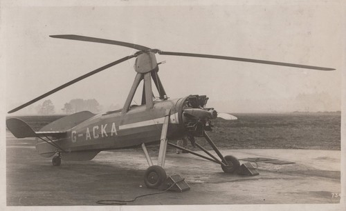 Cierva C30 Aerion Autogyro G-ACKA UK helicopter test rare 1934 ...