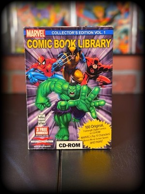 Marvel Comic Book Library (2003, CD-ROM) 100 Marvel Comics in Digital ...