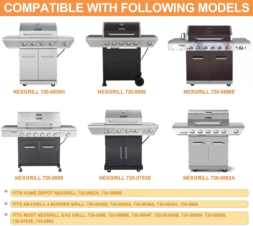 Grill Igniter Kit for Nexgrill Replacement Parts 720-0830H 720-0830D ...