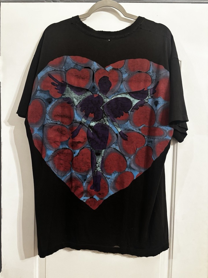 RARE Original 1993 Backstage Pass Nirvana ‘Black Heart Shaped Box’ XL ...