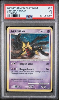 2009 POKEMON PLATINUM COSMOS #28 GIRATINA-HOLO PSA 3 | eBay