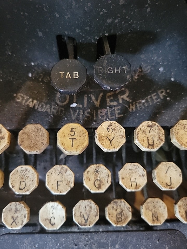 Rare Antique 1900's Oliver No 9 BATWING Typewriter | eBay