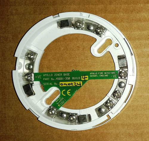 5x Apollo Series 65 S65 ZENER Diode Detector Bases 45681-350 APO X5 Inc ...