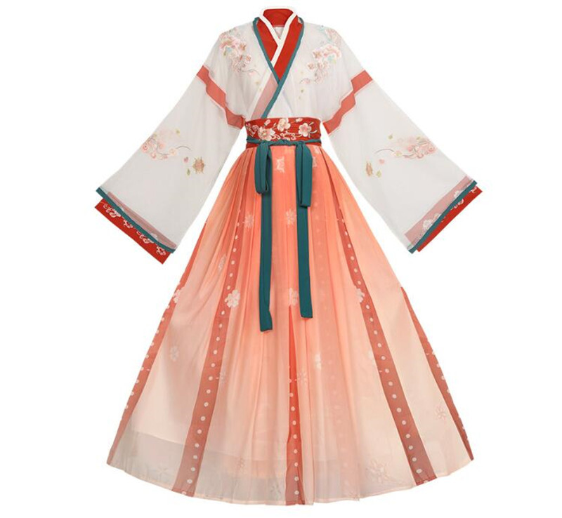 Women's Chinese Hanfu Dress Ancient Traditional Hanfu Sets Retro Ethnic ...