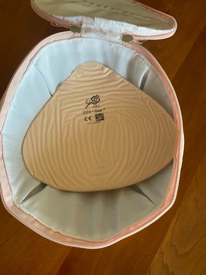 ABC Size 7 Lightweight Breast Prosthesis for mastectomy, triangle shape ...