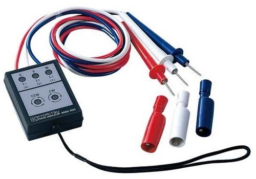 Kyoritsu PHASE ROTATION METER KYO8031 3-Phases 110-600V 50-60Hz Glow ...