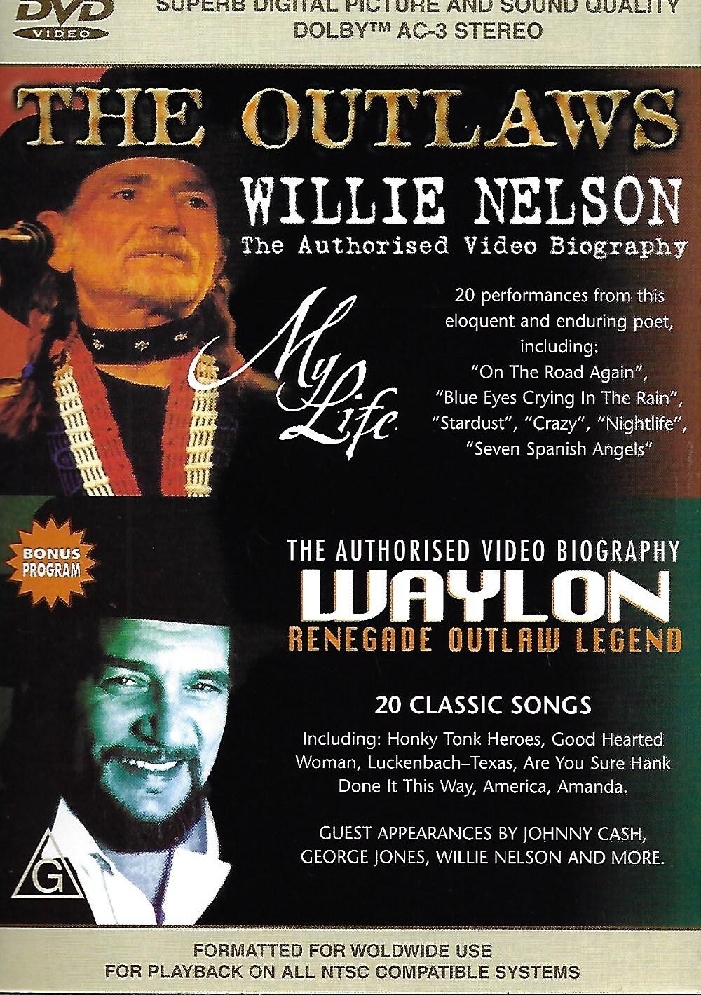 The Outlaws - Willie Nelson: My Life/Waylon Jennings: Renegade Outlaw ...