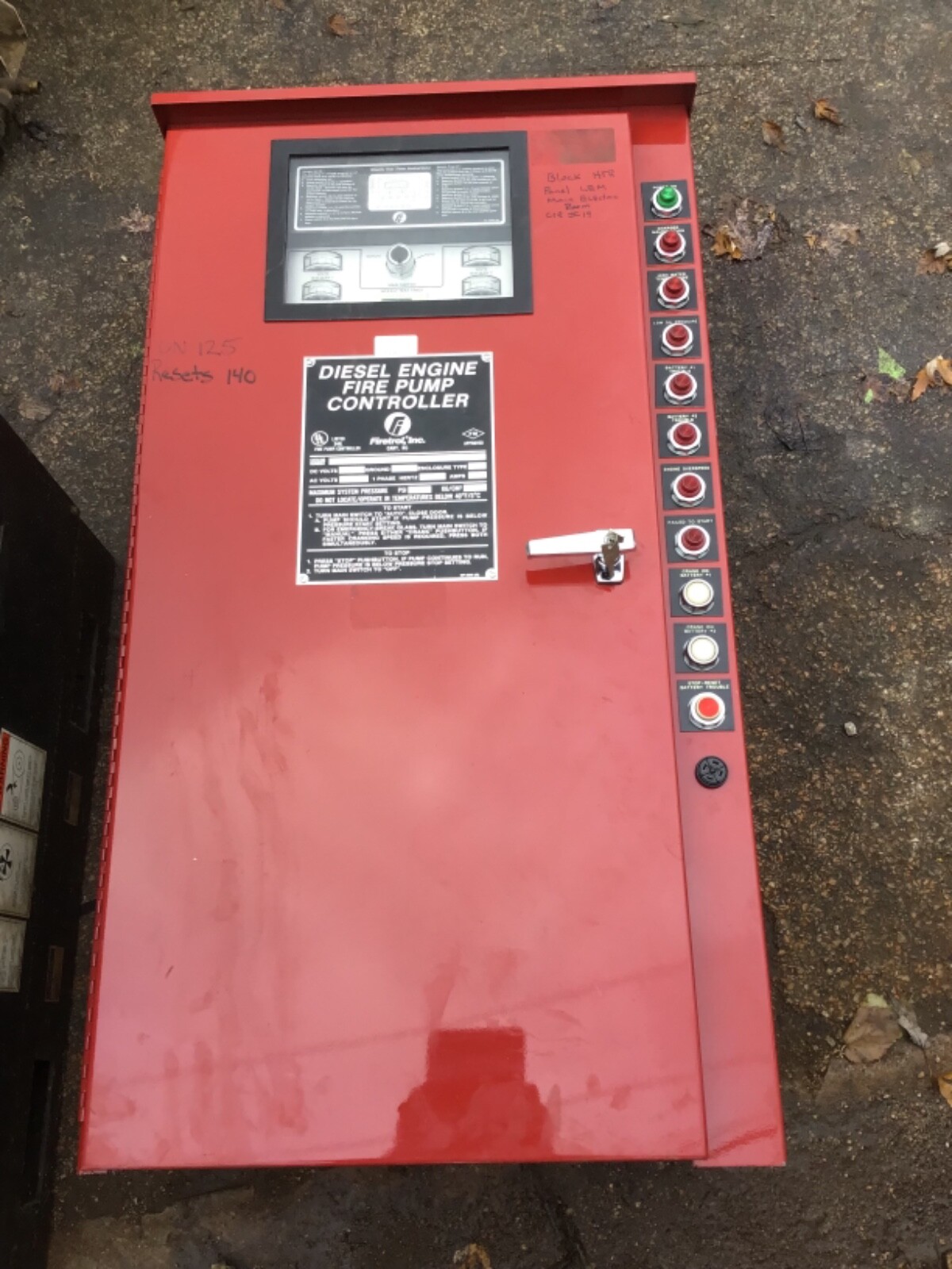 Diesel Engine Fire Pump Controller Firetrol FTA1100- EL 12 N | eBay
