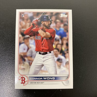 2022 Topps Series 1 Connor Wong Rookie Card #66 Red Sox MLB Sports ...