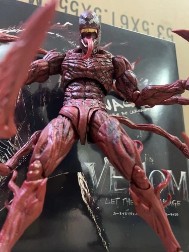 SHF CARNAGE Amazing Spider-Man Cletus Kasady Venom 2 Toys Model Action ...