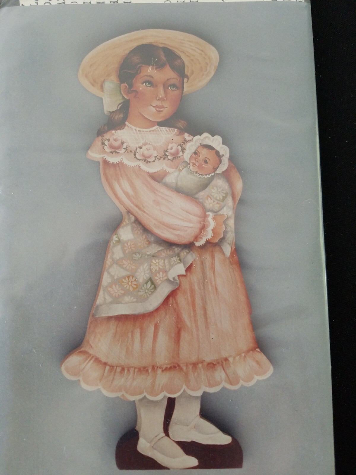 DELANE LANGE 1991 GINI HOLDS DOLL PAINTING PATTERN PACK 17-91 | eBay