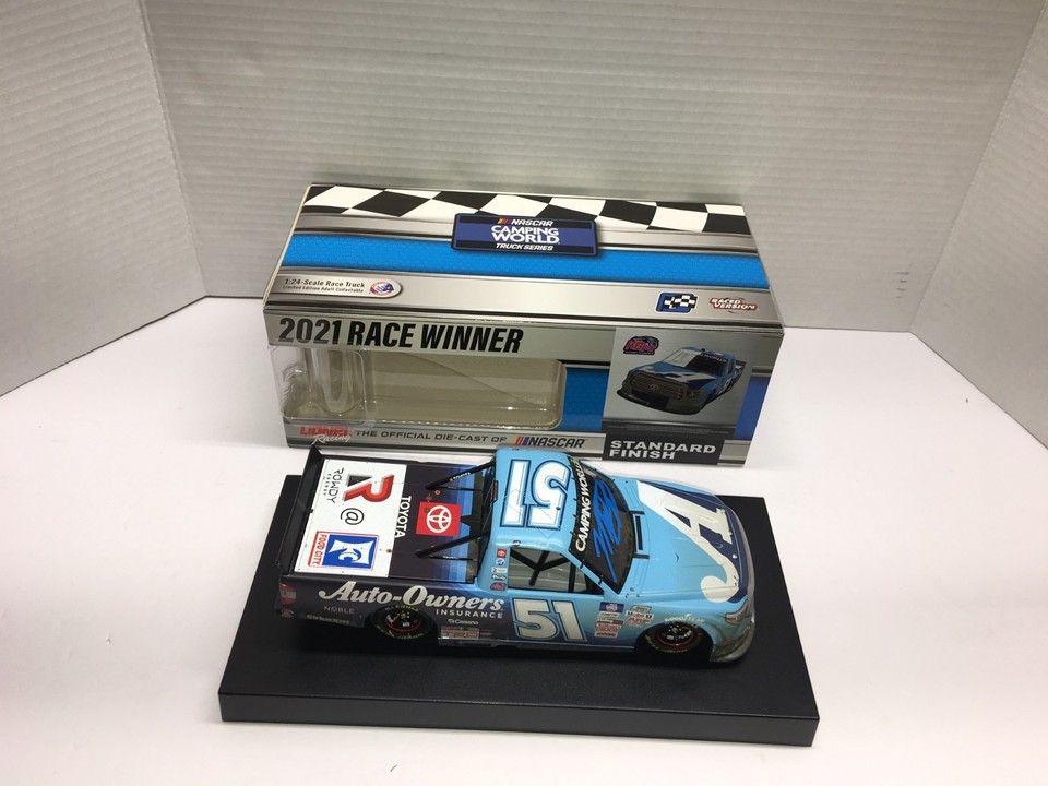 MARTIN TRUEX JR AUTOGRAPHED #51 AUTO-OWNERS INSURANCE 2021 BRISTOL WIN ...