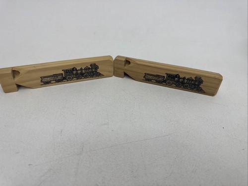 ~2~Wood Train Whistle - Authentic Train Sound Wooden Whistle | eBay