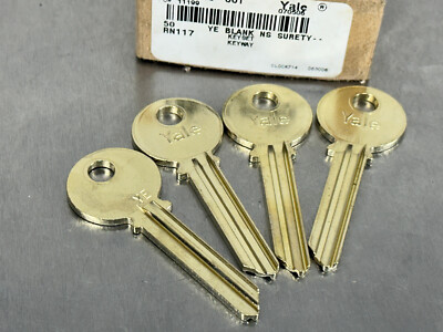 (4) Yale RN117 YE Key Blanks 7 Pin Keyway | eBay