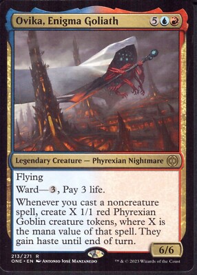 Ovika, Enigma Goliath Phyrexia: All Will Be One - Magic MTG Pack Fresh ...