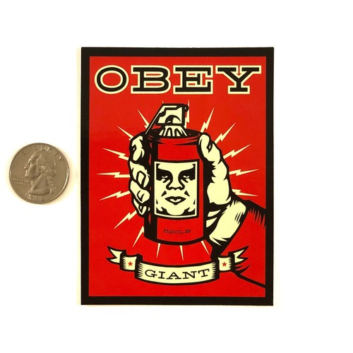 RARE 2007 SHEPARD FAIREY GRANADE STICKER - Obey Giant Street Art ...