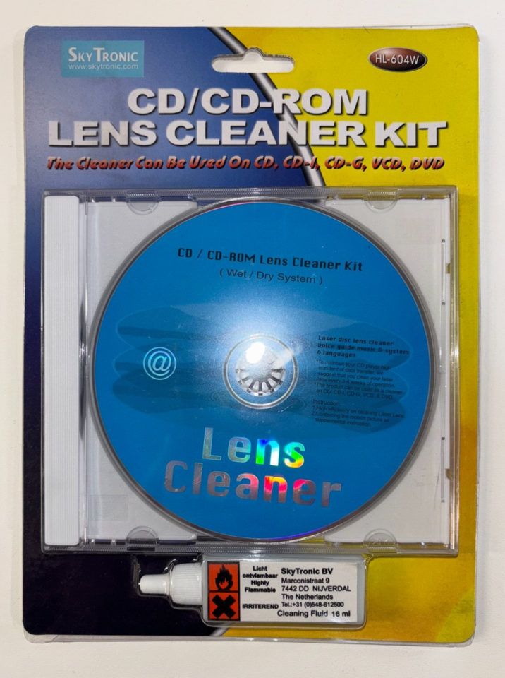 DVD/CD re-useable Lens Cleaning Kit *EL210 | eBay UK